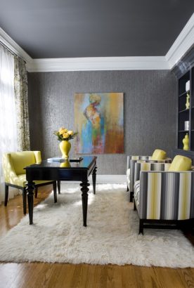Contemporary Home Office by Alexandria Interior Designers & Decorators ...
